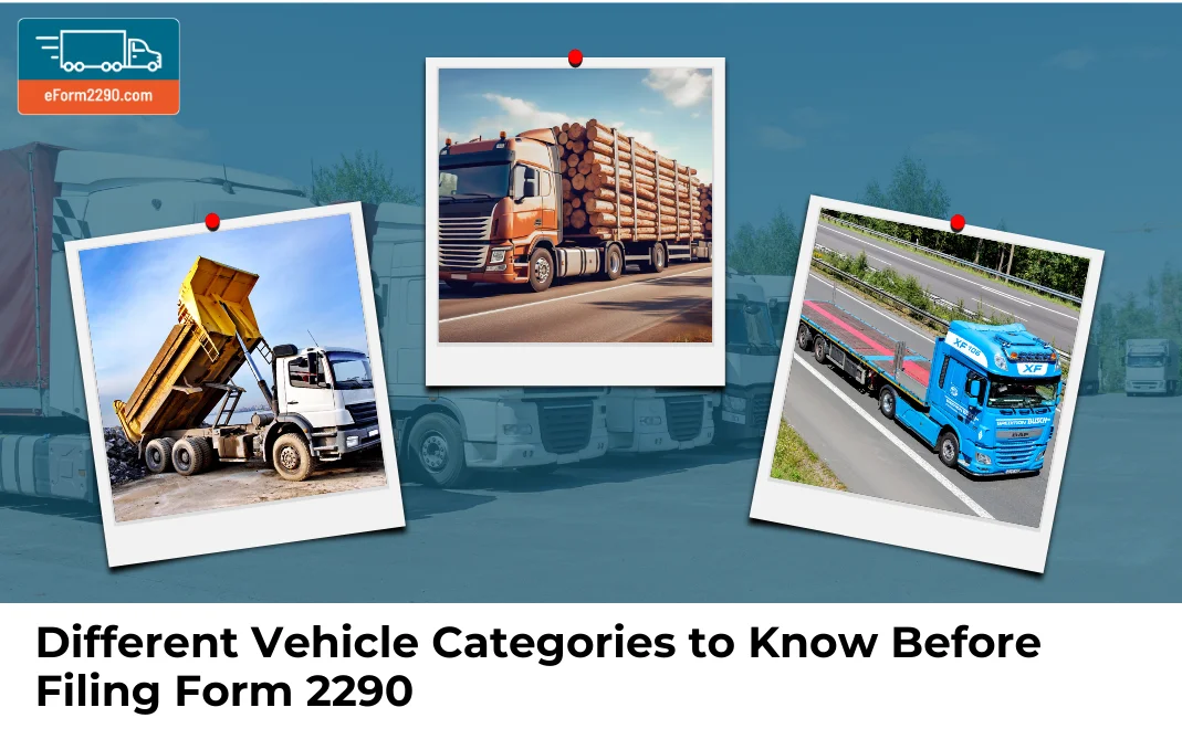 HVUT Vehicle Categories to File Form 2290